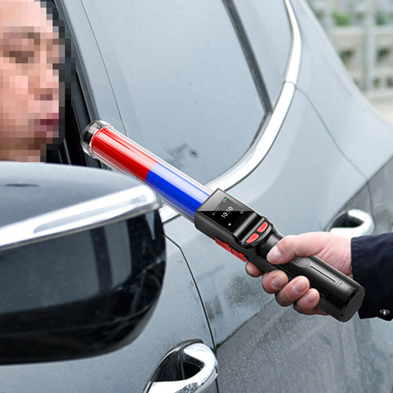 LCD Display Commercial Breathalyzer Baton Type Electrochemical Fuel ...