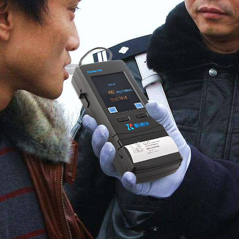 High Sensitivity Alcohol Breathing Analyzer Machine With Embedded Printer